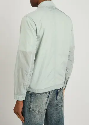 C.P. COMPANY Logo Embroidered Shell Overshirt