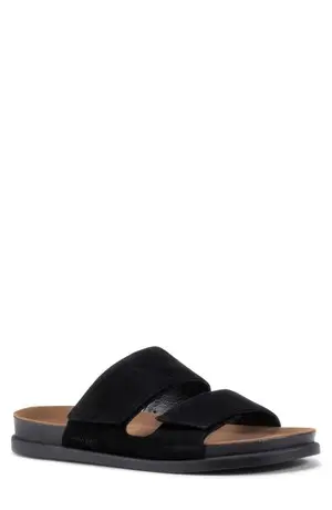 VAGABOND SHOEMAKERS Kevin Leather Strap Slide Sandals - Black