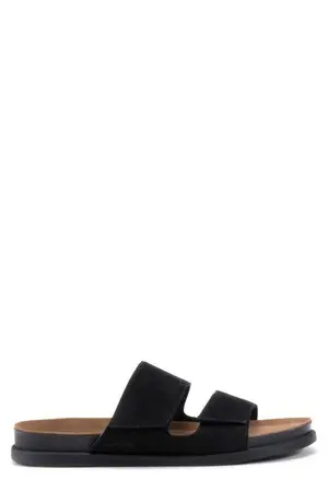 VAGABOND SHOEMAKERS Kevin Leather Strap Slide Sandals - Black