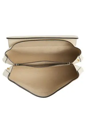 REE PROJECTS Elieze Leather Clutch - Beige