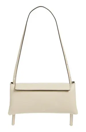 REE PROJECTS Elieze Leather Clutch - Beige