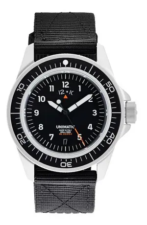 UNIMATIC Modello Uno Gmt Toolwatch - Black Steel
