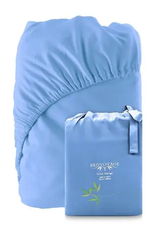 BEDVOYAGE Luxury 100% Viscose Cooling Deep-pocket Fitted Sheet - Ocean