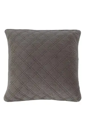 POM POM AT HOME Brussels Sham - Pewter
