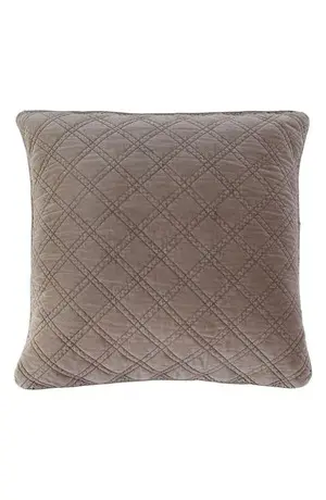 POM POM AT HOME Brussels Euro Sham Walnut