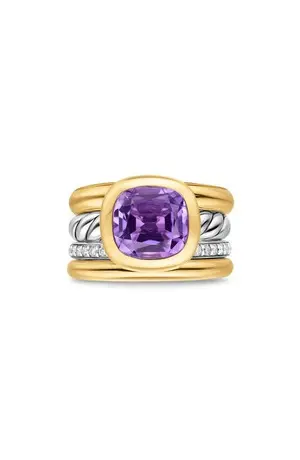 David Yurman Dy Mercer® Stone Ring - Amethyst