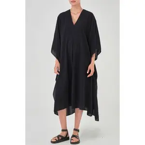 OCEAN+MAIN Cotton Midi-length Kaftan