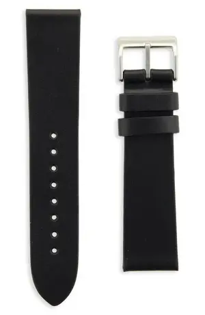 UNIMATIC Leather Watchband - Black