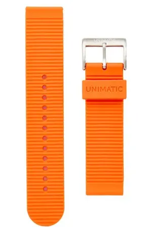 UNIMATIC Synthetic Rubber Watchband - Orange