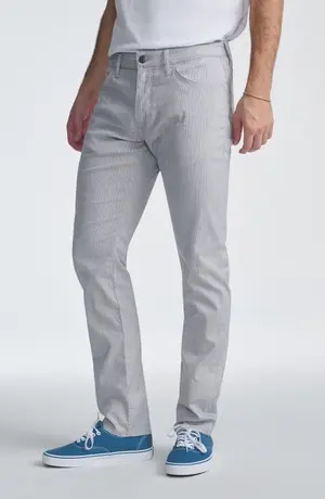 MAVI Jake Micro Stripe Slim Fit Trousers
