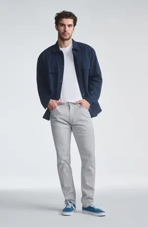 MAVI Jake Micro Stripe Slim Fit Trousers