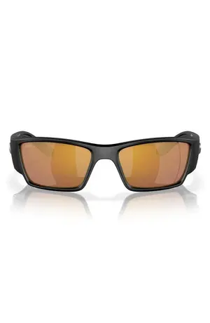 COSTA DEL MAR Corbina Pro Polarized Sunglasses - Matte Black/ Gold Mirror