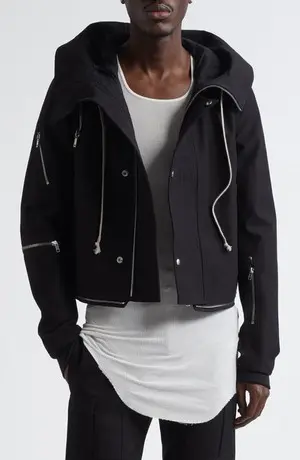 Rick Owens Headon Crop Parka