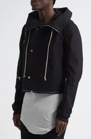 Rick Owens Headon Crop Parka