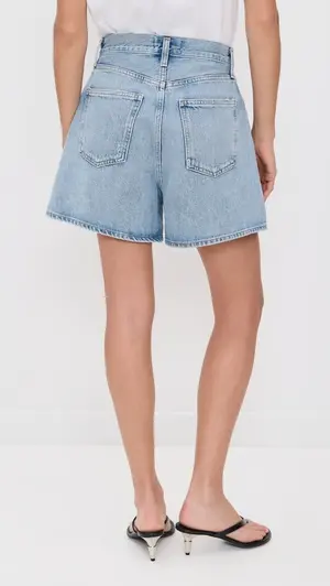 AGOLDE Rhoda Denim Shorts - Raft