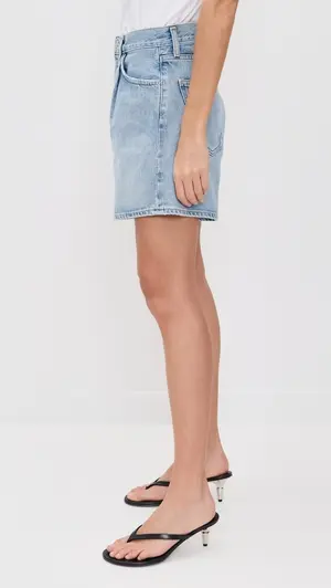 AGOLDE Rhoda Denim Shorts - Raft