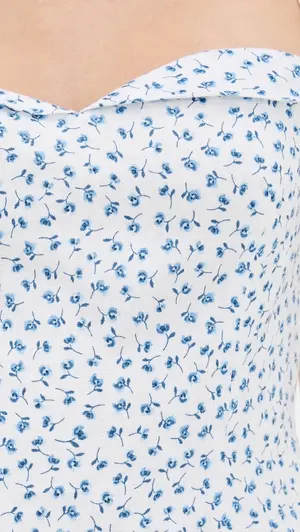REFORMATION Sora Linen Mini Dress