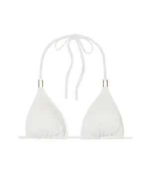 Melissa Odabash Cancun Embellished Bikini Top - White