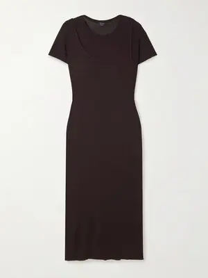 Leset Crewneck Day Dresses