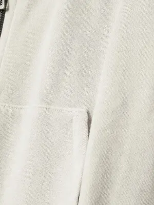 JAMES PERSE Vintage French Cotton-terry Hoodie - Neutrals