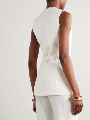 Faithfull The Brand Eloise Linen Vest