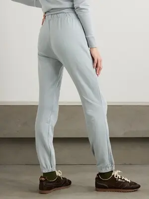 JAMES PERSE Cotton-terry Track Pants - Gray