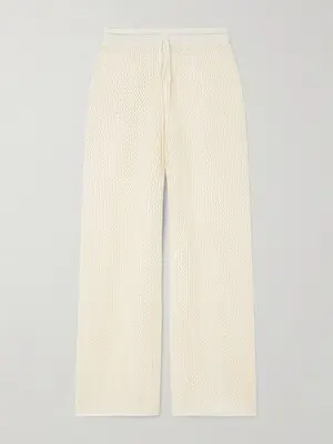 Calle Del Mar Crocheted Wide-leg Pants