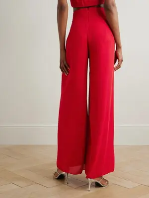 ANDRES OTALORA Kali Chiffon Wide-leg Pants