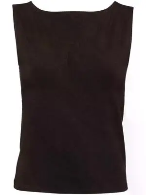 REFORMATION Dusk Top - Brown