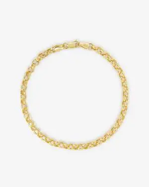 Ring Concierge Hollow Rolo Chain Bracelet - One-color