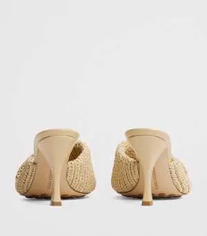 Bottega Veneta Blink Raffia Mules