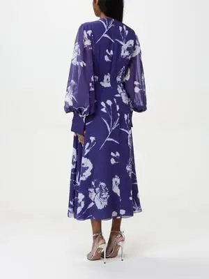 Erdem Floral Print Midi Dress