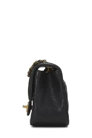 Chanel Quilted Caviar Square Flap - Black