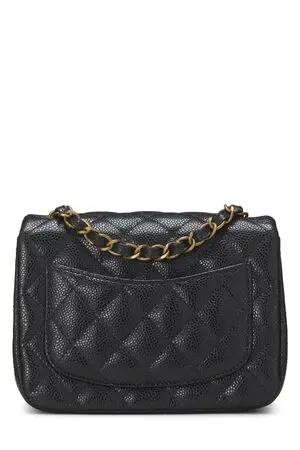 Chanel Quilted Caviar Square Flap - Black