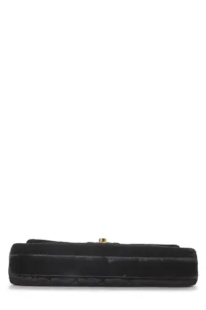 Chanel Velvet Briefcase With Gold Tone Clasp