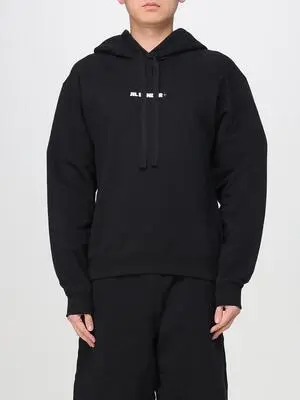 JIL SANDER Cotton Logo Hoodie - Black