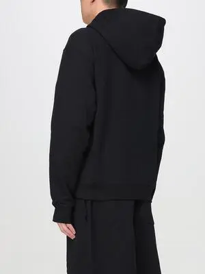 JIL SANDER Cotton Logo Hoodie - Black