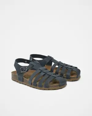 CELTIC & CO. Fisherman's Sandal - Navy
