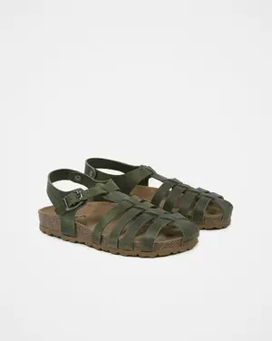 CELTIC & CO. Fisherman's Sandal - Olive