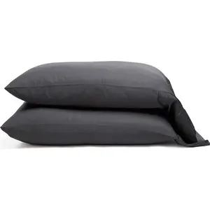 POM POM AT HOME Sateen Set Of 2 Pillowcases - Midnight