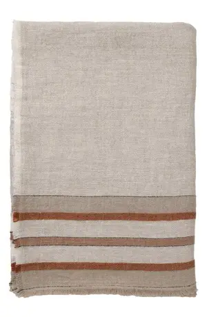 POM POM AT HOME Beck Oversize Linen Throw Blanket - Natural