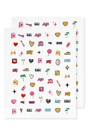 INKED BY DANI Clueless Nail Art Tattoos - Multi