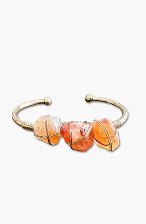 HUMANIST BEAUTY HUMANIST BEAUTY Gemstone Bangle Bracelet Carnelian