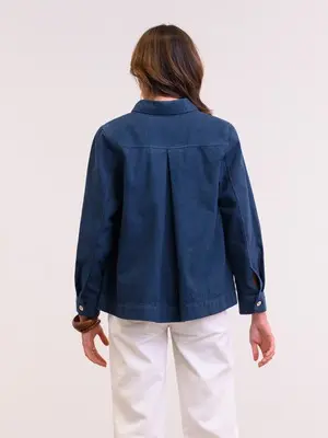CELTIC & CO. Cotton Twill Pleat Back Jacket