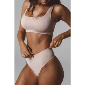 LDMA High Sculpt Bra Rib Sand