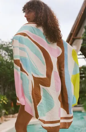 Vitamin A® Samara Cover-up Sarong - Cake