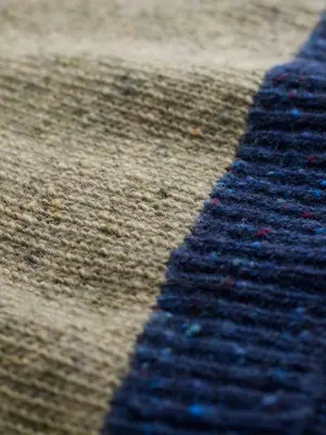 CELTIC & CO. Donegal Fair Isle Yoke Sweater