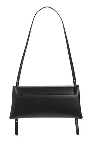REE PROJECTS Elieze Leather Clutch - Black