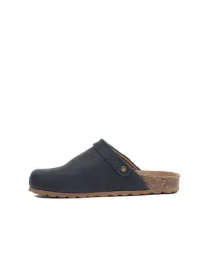 CELTIC & CO. Strap Detail Clogs - Navy