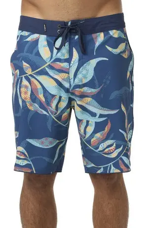 O'Neill Hyperfreak Mysto Scallop Swim Trunks - Indigo